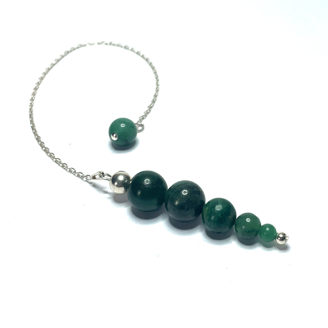 African Jade Pendulum - Handmade Crystal Accessories by Rafaelle