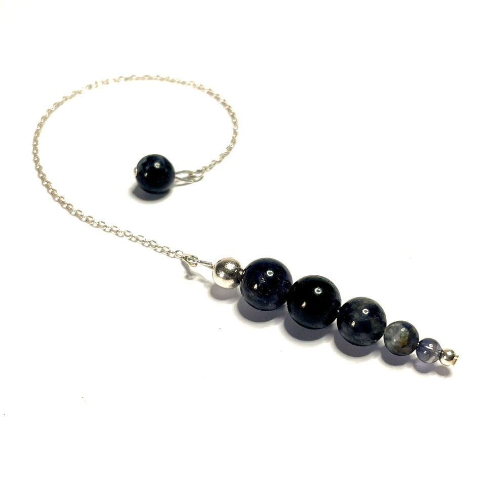 Iolite Pendulum - Handmade Crystal Accessories by Rafaelle