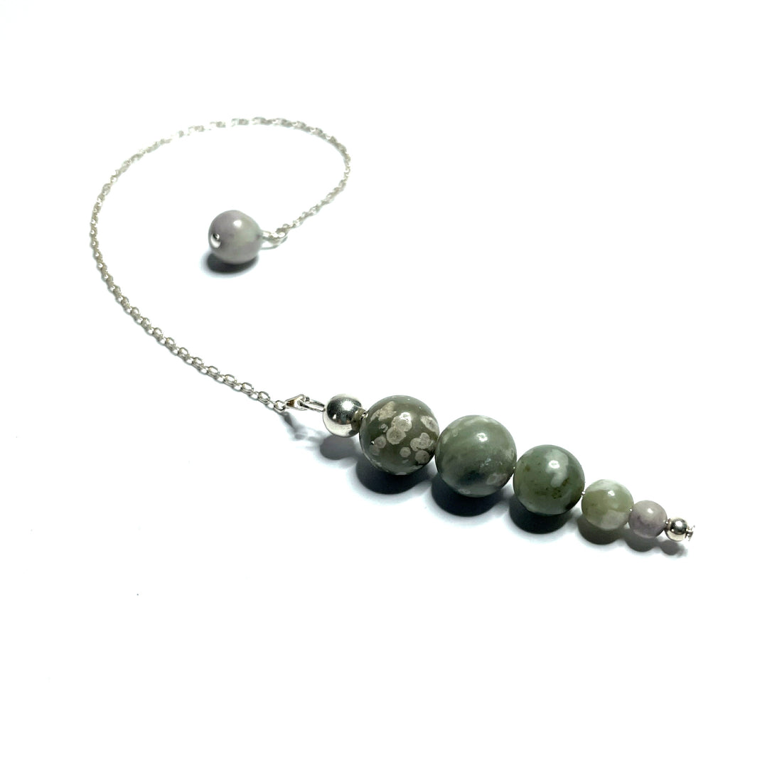 Peace Jade Pendulum - Handmade Crystal Accessories by Rafaelle