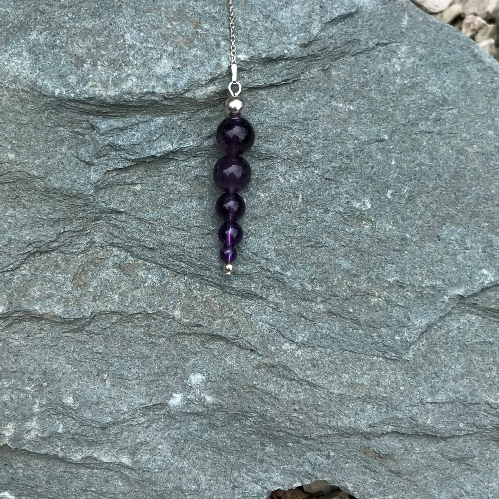 Amethyst Pendulum | Handmade Crystal Jewellery – Rafaelle